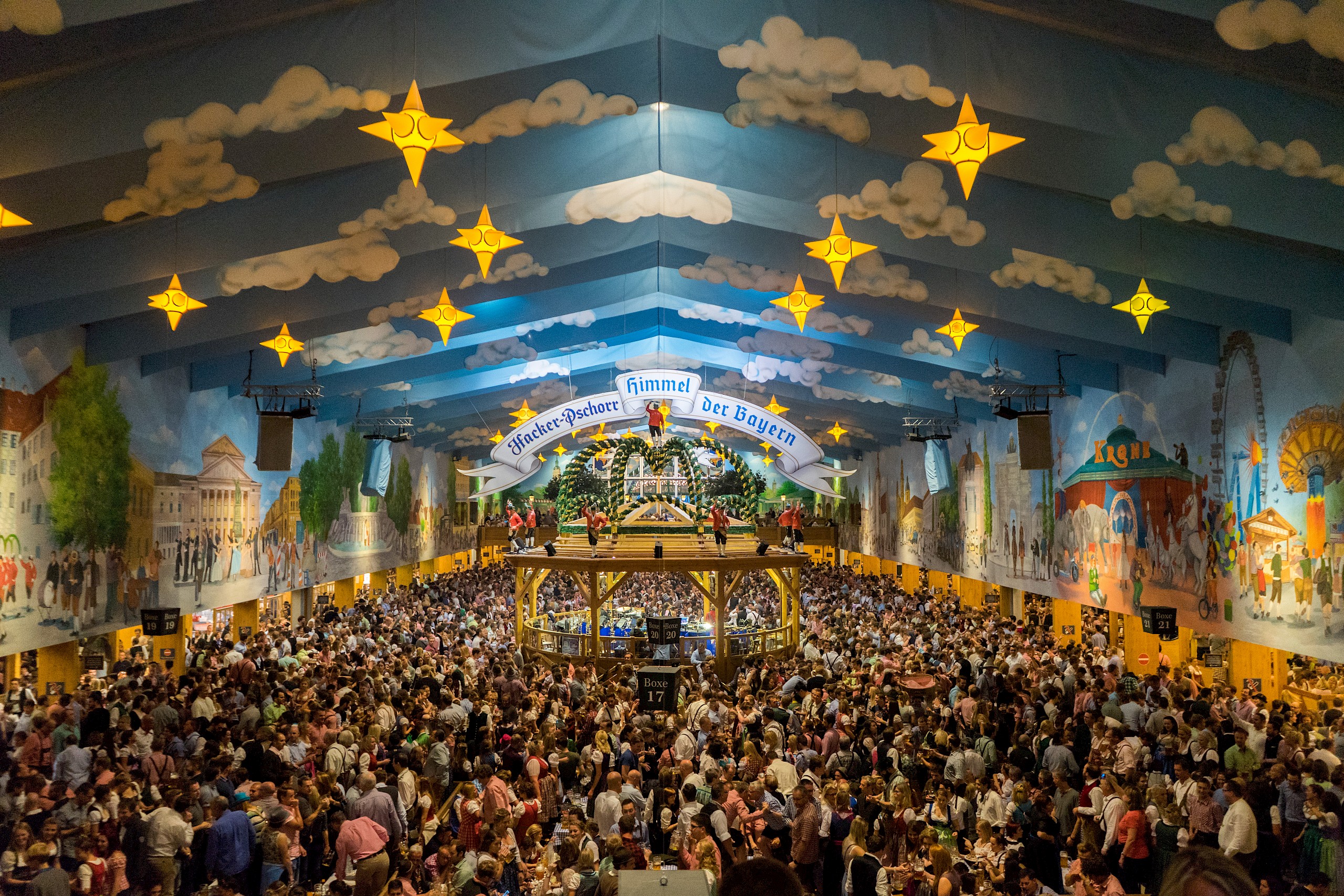 Hacker-Festzelt - Das Hackerzelt auf dem Oktoberfest